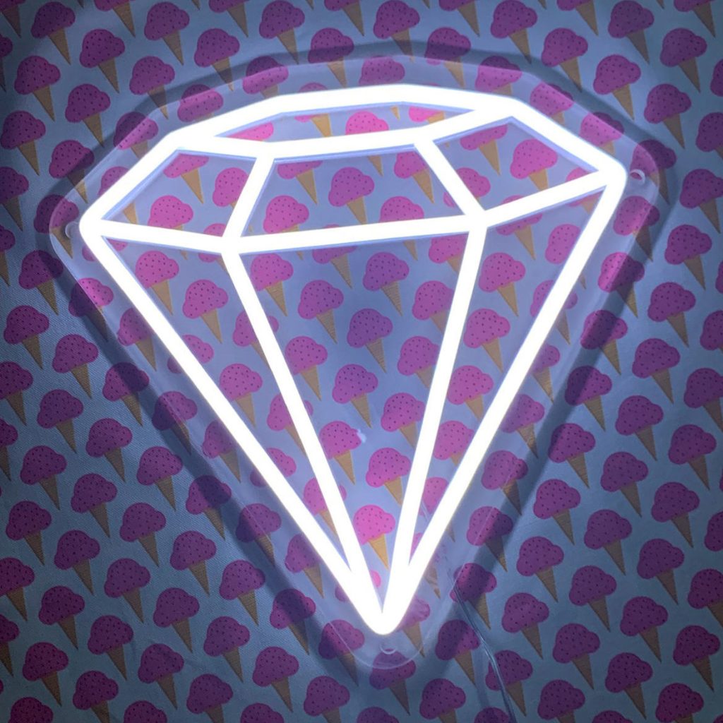Diamond LED neon sign | Noalux | LED neon signs ⚡Handmade with love